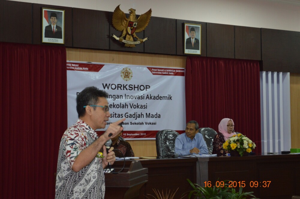 Workshop Inovasi Akademik SV UGM - Universitas Gadjah Mada