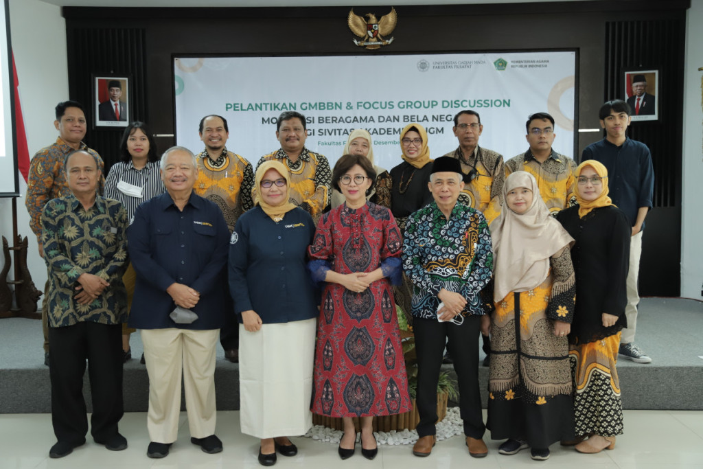 Rektor UGM Lantik Pengelola Griya Moderasi Beragama dan Bela Negara ...