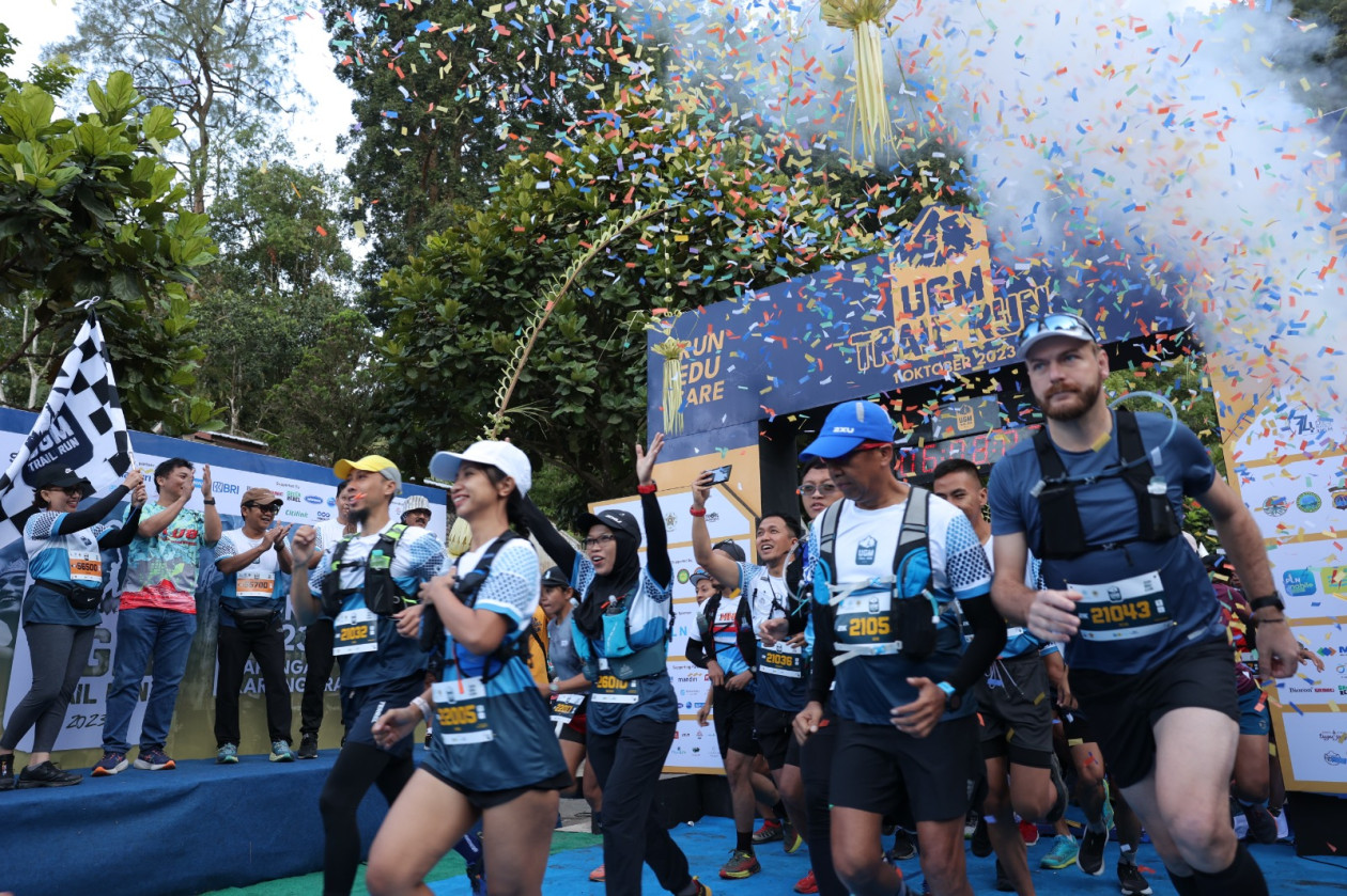 1.200 Peserta UGM Trail Run Susuri Kawasan Gunung Merapi - Universitas Gadjah Mada