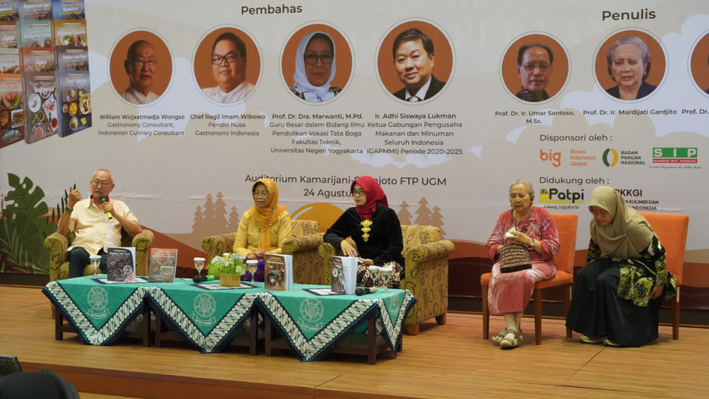 Three UGM Professors Launch Indonesian Culinary Book Series ...