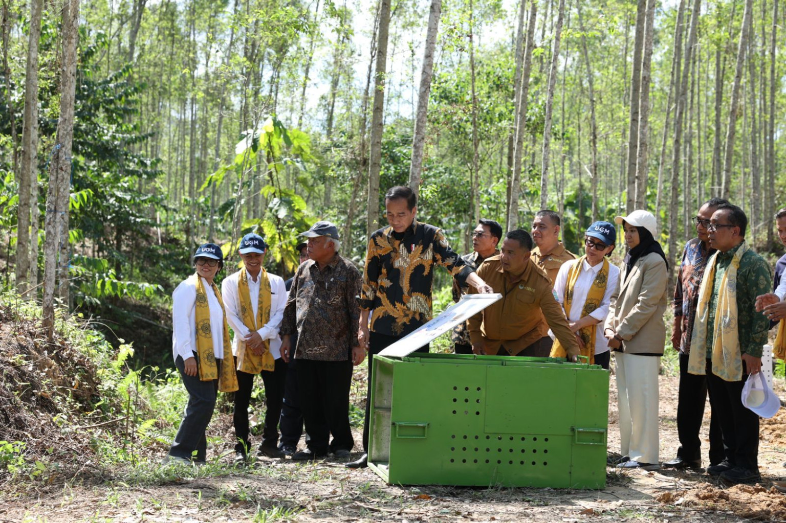 President Joko Widodo Launches Wanagama Nusantara Forest - Universitas Gadjah Mada