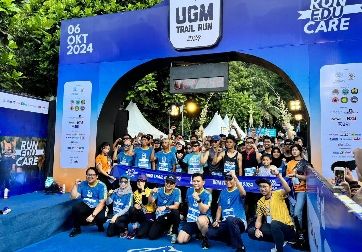 1.700 Peserta Ramaikan UGM Trail Run 2024 - Universitas Gadjah Mada