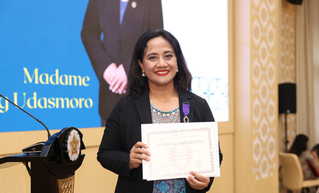 Professor Wening Udasmoro of UGM Receives Highest Academic Award from ...