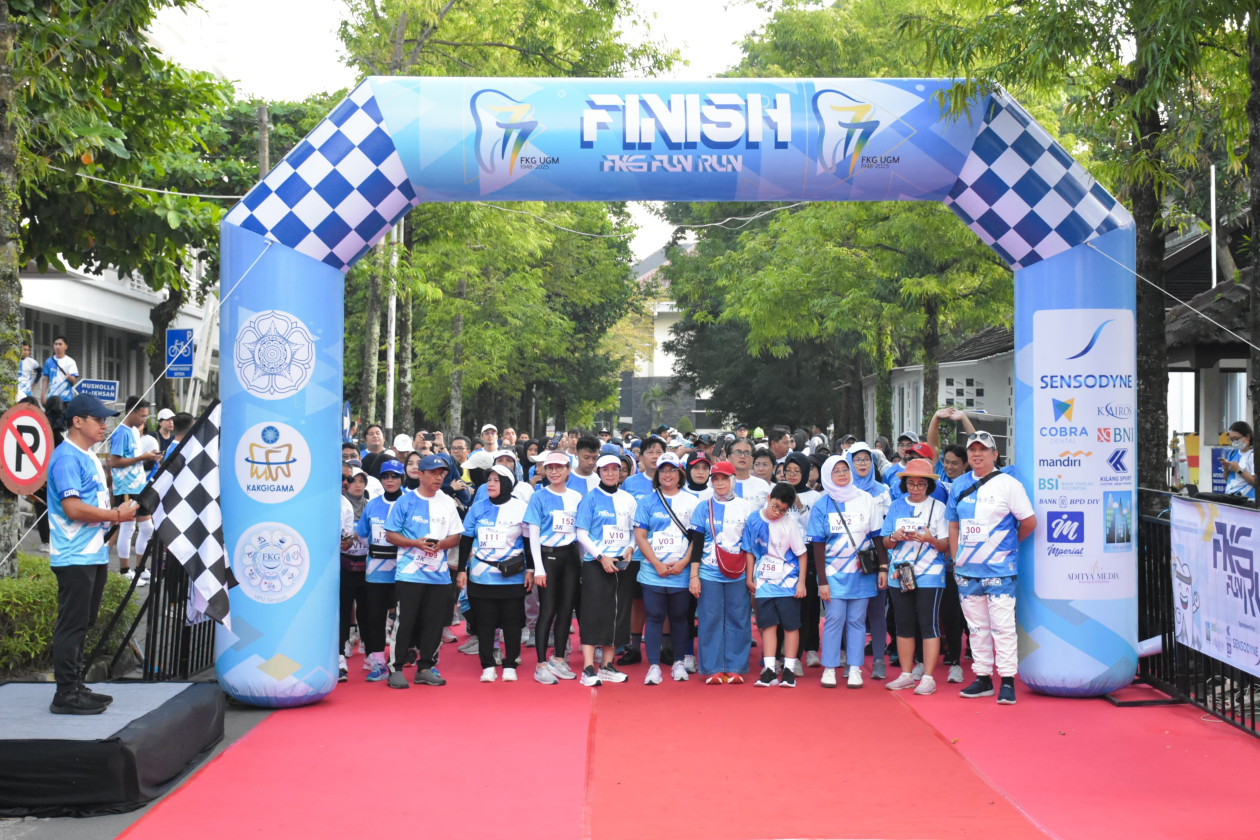 UGM Holds Fun Run and Free Dental Check-up - Universitas Gadjah Mada