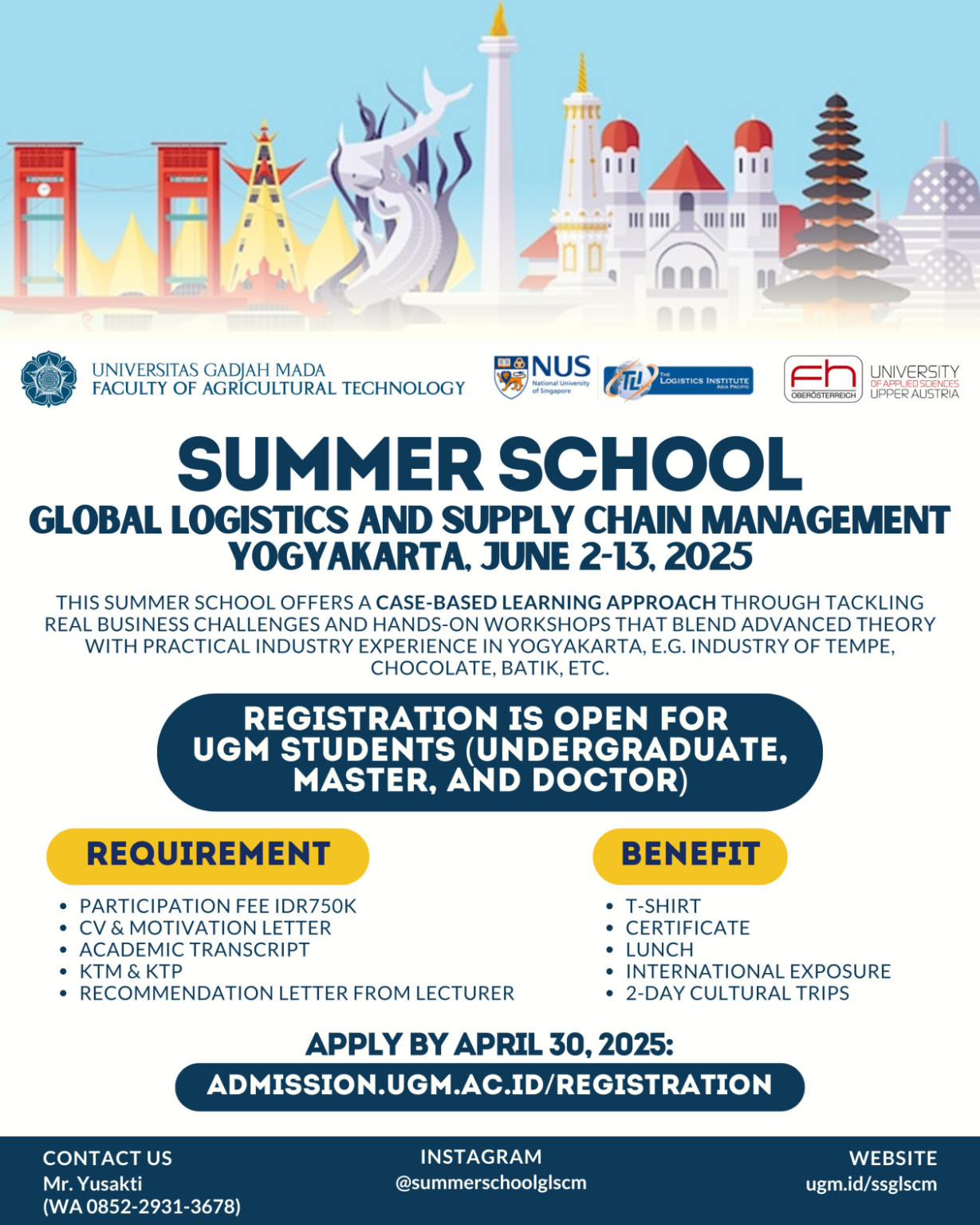 Summer School Global Logistics and Supply Chain Management 2025 - Universitas Gadjah Mada