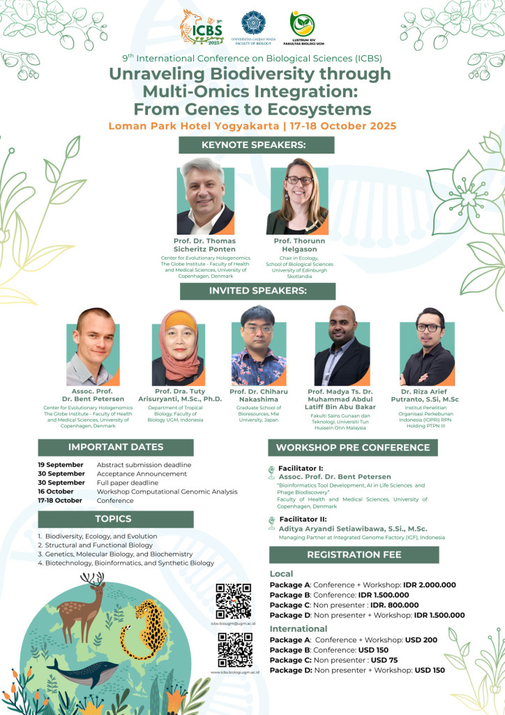 9th International Conference on Biological Sciences (ICBS) Unraveling ...