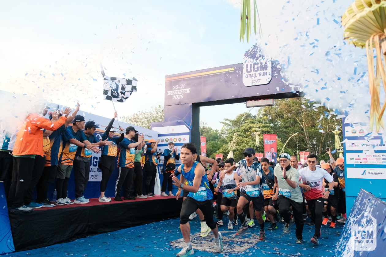 Ribuan Pelari Ramaikan UGM Trail Run di Kaliurang - Universitas Gadjah Mada