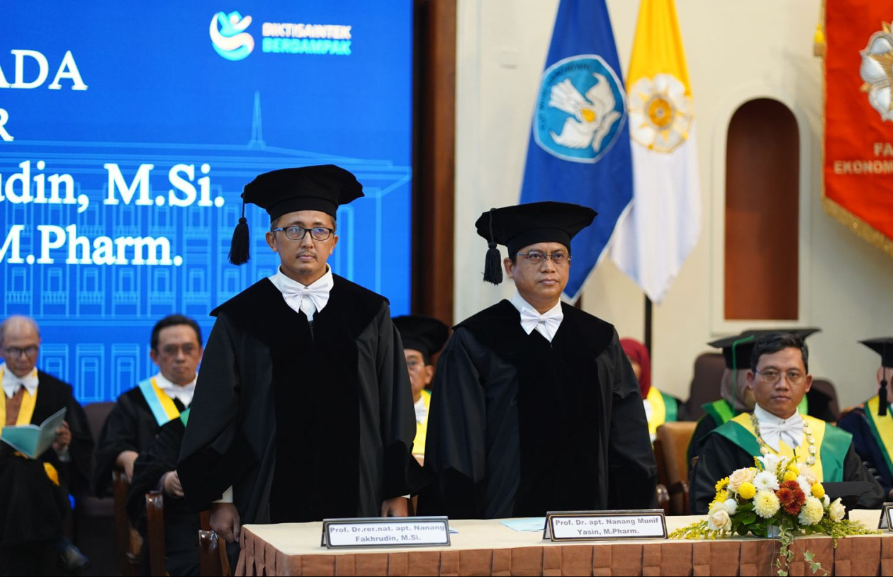 UGM Inaugurates Two New Pharmacy Professors, Highlights Breadfruit Leaf ...